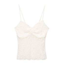 Pull&Bear Pull&bear Top Damen Gr&ouml;&szlig;e L ecru