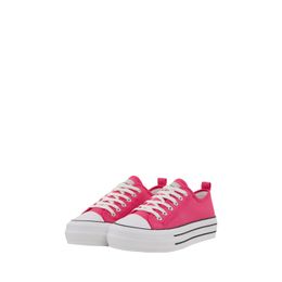 Tom Tailor Damen Sneaker mit Plateau, rosa, Uni, Gr. 38