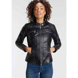 Only Lederimitatjacke &raquo;ONLBANDIT FAUX LEATHER BIKER&laquo; black 38 38 Bikerjacke aus Lederimitat von Only