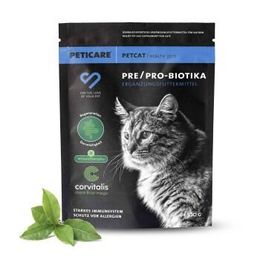 Peticare Probiotika & Pr&auml;biotika Pulver f&uuml;r Katzen, Darm-Sanierung, Darmflora