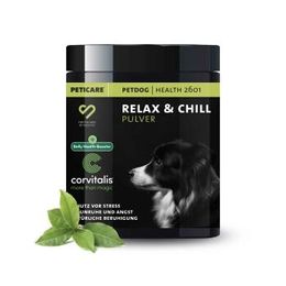 Peticare Relax-Mix Pulver f&uuml;r Hunde, beruhigendes Erg&auml;nzungsfutter-Mittel