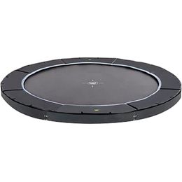 Bodentrampolin EXIT "Dynamic", schwarz (schwarz, schwarz), Trampoline, Kinder, Ø 427cm