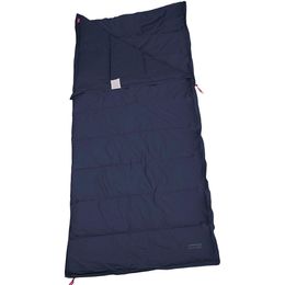 Deckenschlafsack Polydaun "Stormvogel Ecolight 85x210 cm navy", blau (navy), Schlafsäcke, B/L: 85cm x 210cm, umlaufender Reißverschluss, Obermaterial: 100% Baumwolle, L:210cm