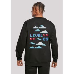Kapuzenpullover F4NT4STIC "Happy New Year Silvester 2023", Damen, Gr. 4XL, schwarz, Obermaterial: 50% Baumwolle, 50% Polyester, relaxed fit, Rundhals, Pullover Kapuzenpullover, Print