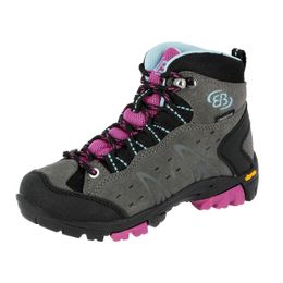 Br&uuml;tting Wanderschuh BR&Uuml;TTING "Outdoorstiefel Mount Bona High Kids", Kinder, Gr. 36, grau, Veloursleder, Schuhe Wanderschuh