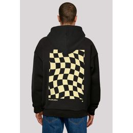 F4NT4STIC Herren Kapuzenpullover "Wavy Schach Muster"schwarz, Gr. XL, Obermaterial: 100% Baumwolle, Pullover, Print