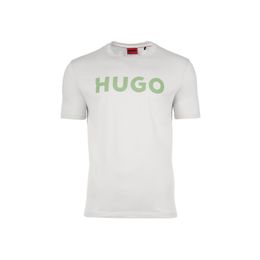 T-Shirt Hugo "T-Shirt Dulivio 1er Pack", Herren, Gr. L, beige (ecru (natural 102)), Obermaterial: 100% Baumwolle CO., Kurzarm, Shirts