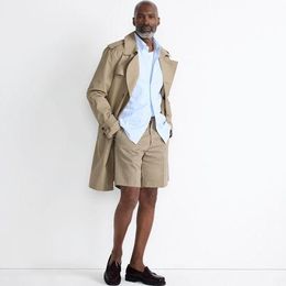 LANDS' END Chino-Shorts mit Komfortbund, Herren,  Beige, Baumwolle, by Lands' End