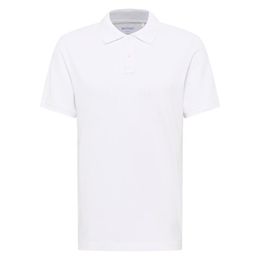 Mustang Kurzarmshirt »Herren Style Palco« weiß M M Klassisch geschnittenes Polo-Shirt