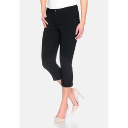STOOKER WOMEN 7/8-Hose »Tahiti Bengalin Capri Slim Fit« Capri Slim Fit Casual Clean Wash Bengalin für Damen black 38 - Länge 21 Länge 21 38...