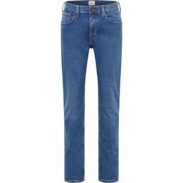 Mustang Slim-fit-Jeans »Herren Style Orlando Slim« 581 mittelblau 33 - Länge 32 Länge 32 33 Schmal geschnittene Jeans mit hohem Bund