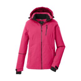 Killtec Skijacke »KSW 438 WMN SKI JCKT« wind- u wasserdicht, atmungsaktiv, Fleece-Futter, Schneefang pink 36 36 Damen Skijacke mit Kapuze und...