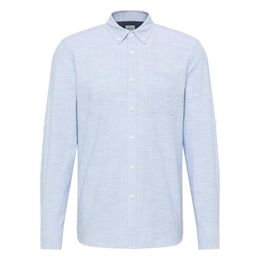 Mustang Langarmhemd »Herren Style Rawlins« Blau 5124 6XL - US-Größen US-Größen 6XL Lässiger Schnitt