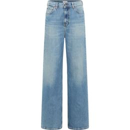 Mustang Weite Jeans »Damen Style Luise Wide« 542 mittelblau 25 - Länge 32 Länge 32 25 Jeans mit weitem Bein