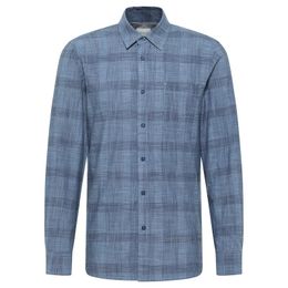 Mustang Langarmhemd »Herren Style Cullman« Blau 12720 3XL - US-Größen US-Größen 3XL Lässiger Schnitt