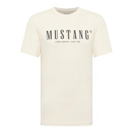 Mustang Kurzarmshirt »Herren Style Austin« offwhite S S Gerader Schnitt