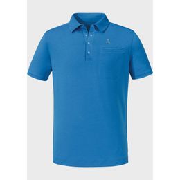 Schöffel SCHÖFFEL Poloshirt »Polo Shirt Ramseck M« 8320 - blau 52 52 Schnell trocknend