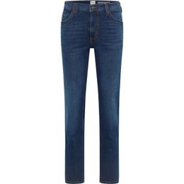 Mustang Straight-Jeans »Herren Style Tramper Straight« 502 mittelblau 40 - Länge 34 Länge 34 40 Baumwoll-Kunstfasermix mit Stretchanteil
