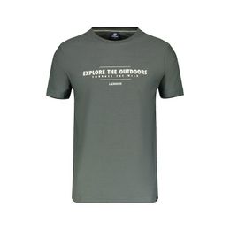 Lerros T-Shirt »Baumwoll-T-Shirt für Herren« CHILLED OLIVE S S OUTDOOR-Print auf der Brust