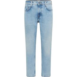 Mustang Tapered-fit-Jeans »Herren Style Denver Tapered« 211 hellblau 34 - Länge 32 Länge 32 34 Lässig geschnittene Jeans mit niedrigem Bund und...