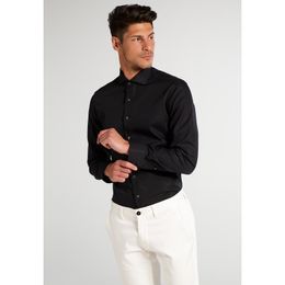 Eterna Langarmhemd »SLIM FIT« NON IRON (bügelfrei) schwarz 39 - Normalgrößen Normalgrößen 39 Passform laut Hersteller: Slim Fit