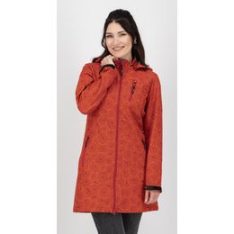 DEPROC Active Softshelljacke »SHELBY LONG« leichter Softshell Kurzmantel mit abnehmbarer Kapuze chilli 48 (XL) 48 (XL) Leichter Softshell...