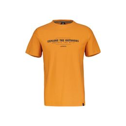 Lerros T-Shirt »Baumwoll-T-Shirt für Herren« PUMPKIN ORANGE XXL XXL OUTDOOR-Print auf der Brust