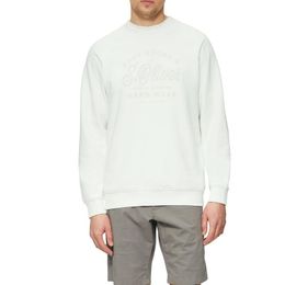 s.Oliver Sweater mit Logo-Druck white XXL XXL Sweater für Herren von s.Oliver