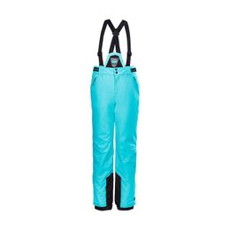 Killtec Skihose &raquo;KSW 77 GRLS SKI PNTS&laquo; wasserdicht, atmungsaktiv, abnehmbarer Latz, verst. Seitenriegel hellt&uuml;rkis 128 - Normalgr&ouml;&szlig;en Normalgr&ouml;&szlig;en...