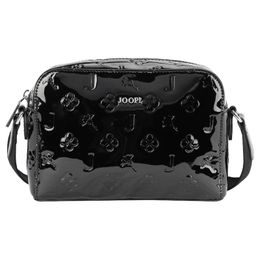 JOOP! Umhängetasche »decoro lucente cloe shoulderbag shz« in Lackoptik mit All-Over-Print black