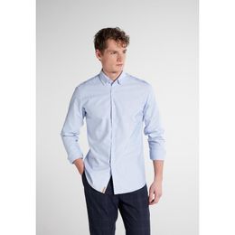 Eterna Damen Langarmhemd &raquo;SLIM FIT&laquo; EASY IRON (b&uuml;gelleicht) blau S, US-Gr&ouml;&szlig;en