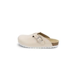 vitaform olivenblattgegerbter Clog Softnappa beige