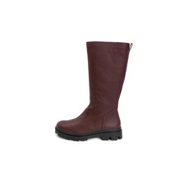 vitaform modischer Stiefel Hirschleder aubergine