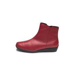 vitaform ausgezeichnete Stiefelette Hirschleder dunkelrot