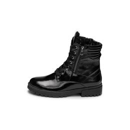 vitaform unübertreffliche Stiefelette Lackleder schwarz