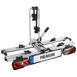 Kupplungsfahrradträger LAS "PREMIUM", silber (silberfarben), B:147cm H:68cm T:58cm, Fahrradträger, abschließbar
