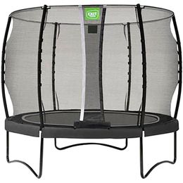 Gartentrampolin EXIT "Allure Classic, schwarz", schwarz (schwarz, schwarz), Trampoline, Kinder, Ø 305cm, mit Sicherheitsnetz