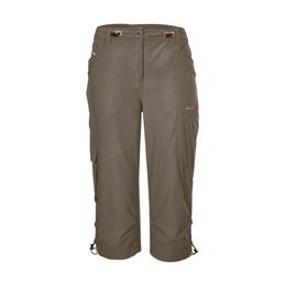 G.I.G.A. by Killtec 3/4-Hose "GS 31 WMN PNTS", Damen, Gr. 44, Normalgrößen, braun (schlamm), Oberstoff: 92% Polyester, 8% Elasthan, Futter: 90% Polyester, 10% Baumwolle, G.I.G.A. DX BY KILLTEC, sportlich, Hosen