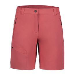 Funktionsshorts Icepeak "D FUNKTIONSSHORT BEAUFORT", Damen, Gr. 34, N-Gr, pink (raspberry), Obermaterial: 90% Polyester, 10% Elasthan, sportlich, Hosen