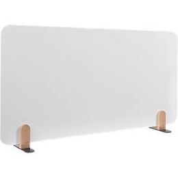 Legamaster egamaster Whiteboard-Tischtrennwand Elements, Stahl emailliert, inkl. 2 Fußhalterungen, B 1200 x H 600 x T 11 mm
