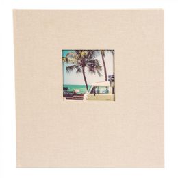 Goldbuch 27943 Bella Vista 30x30cm sandgrau schwarze Seiten