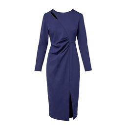 Quiosque Kleid Damen Größe 48 navy Winterkleid