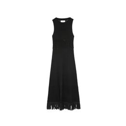 Scalpers Knitted dress female Black size L