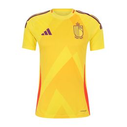 adidas Performance Trikot 'Belgium 25 Away' Herren Gr&ouml;&szlig;e XS gelb / orange / burgunder