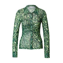 Warehouse Bluse Damen Größe S grün / apfel / schwarz