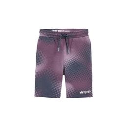 WE Fashion Shorts Jungen Gr&ouml;&szlig;e 146 flieder / dunkellila / wei&szlig;
