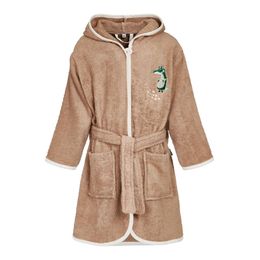 Playshoes Bathrobe 'Wildtiere' boy Brown size 98/104