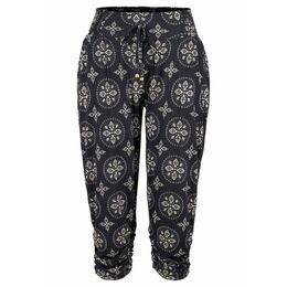 Lascana Strandcapri Damen Größe 38 schwarz / weiß
