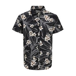 Jack & Jones Jack & Jones Button Up Shirt 'JJHawaii' male Black size L