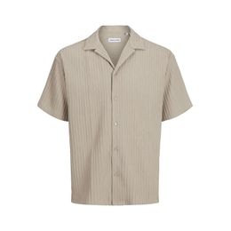 Jack & Jones Jack & Jones Button Up Shirt 'JJMASSIMO RESORT' male Beige size L